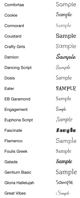 Online editor list of fonts – Pikto Support Online editor list of fonts – Pikto Support